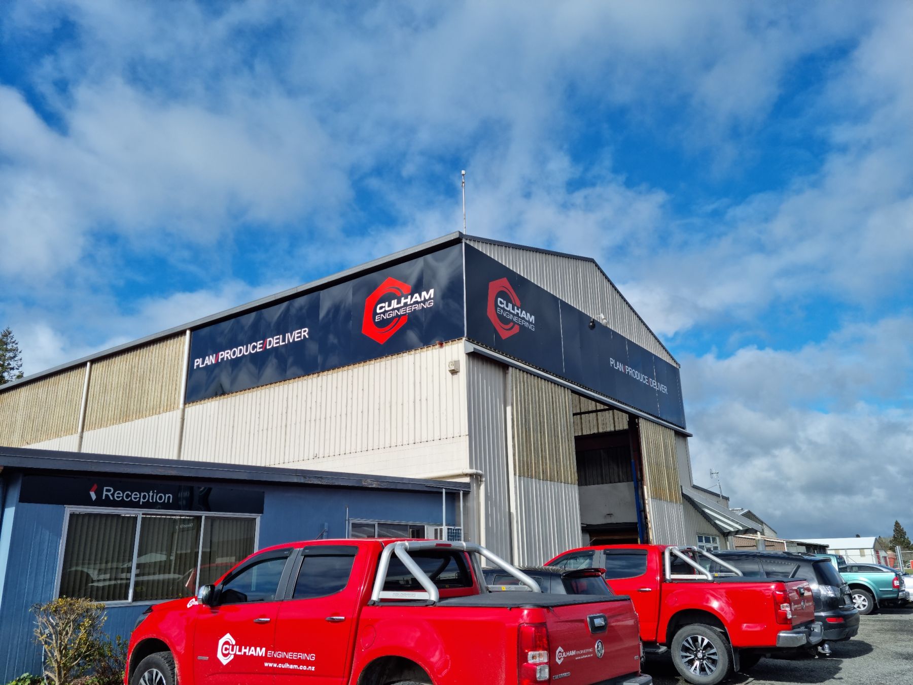Covered fabrication workshops Whangarei - Culham Engineering